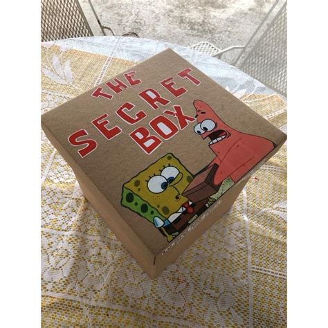 Jual The Secret Box Spongebob Hampers Spongebob Snack Box Snack Hampers Kado Wisuda