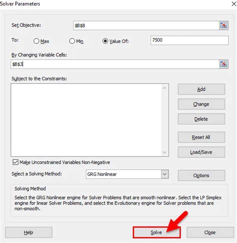 Solveur Dans Excel Exemples Comment Utiliser Loutil Solver Dans