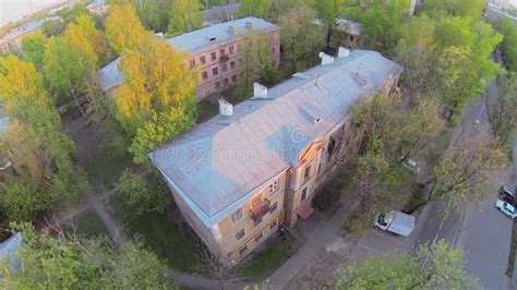 Old Houses In Style Of Constructivism At Spring Stock Footage Video Of City Evening 322037736