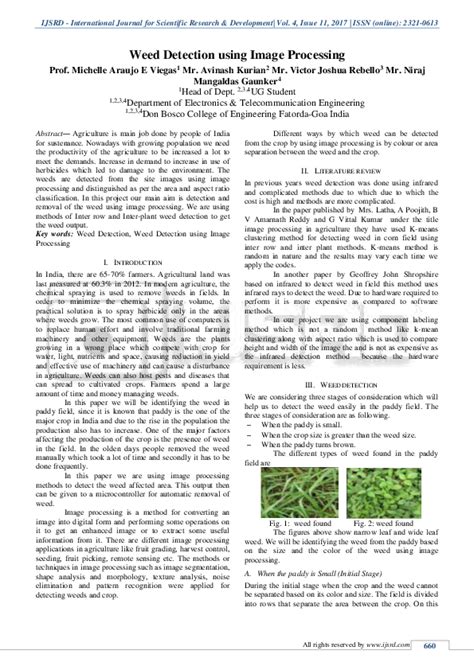 pdf weed detection using image processing
