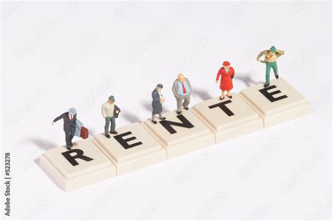 Wordgames Rente Stock Foto Adobe Stock