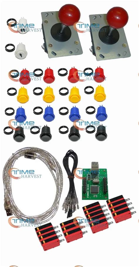 Aliexpress Com Buy Arcade USB Joystick Kit With Zippyy Joystick American Buttons Microswitches