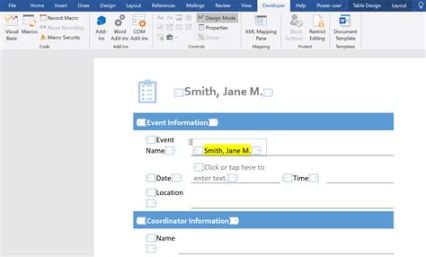 how to create fillable forms in word 7 easy steps