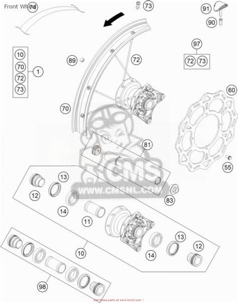 FRONT WHEEL HUB CPL For SX Europe Order At CMSNL