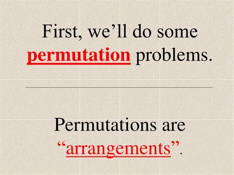 PPT PERMUTATIONS AND COMBINATIONS PowerPoint Presentation Free Download ID