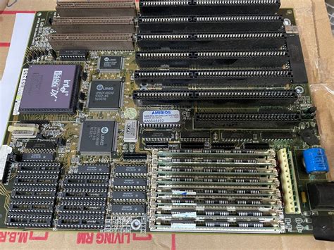 收藏用 Intel 486 DX CPU with motherboard RAM Display card 興趣及遊戲 收藏品及紀念品 古董收藏 Carousell