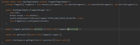 Fragments Using Fragmentpageradapter · Issue 283 · Secure Software