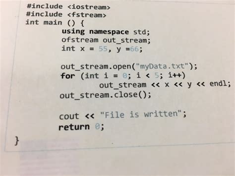 assume that the file mydata txt exists and contains