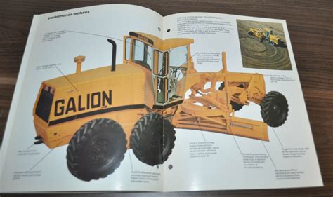 Galion A 500 Articulated Motor Grader Specifications Brochure Prospekt