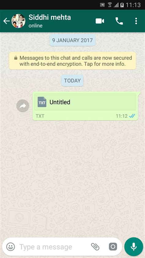 Java Untitled Is Shown Instead Of File Name While Sharing On Whatsapp