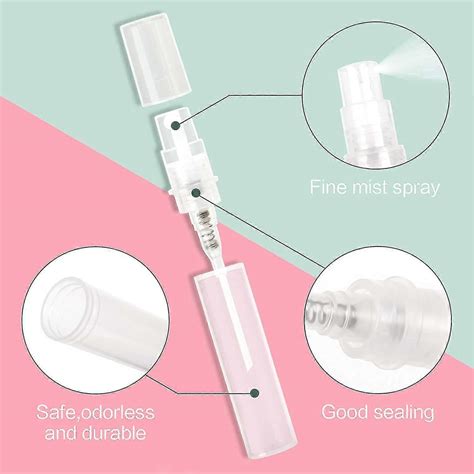 40 Pcs Mini Spray Bottle Empty Perfume Atomiser Clear Perfume Bottle 3ml Fruugo Uk