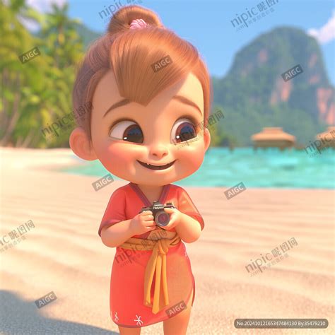 ai创作图q版黎族男孩 q版黎族女生 卡通黎族女 q版黎族 q版黎族男生 可爱小猴抱着椰子形象 黎族卡通雕像 黎族ip人物 黎族卡通人物 q版