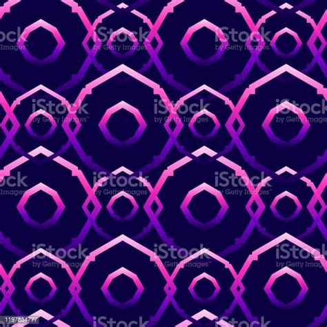 모자이크 만화경 벡터 원활한 패턴 섬유 포스터 카드 포장지에 대한 추상 그리드 벽지 개성 개념에 대한 스톡 벡터 아트 및 기타 이미지 Istock