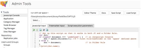 Use Javascript Console To Create A Folder Rule Script In Alfresco Geology Foss Blog