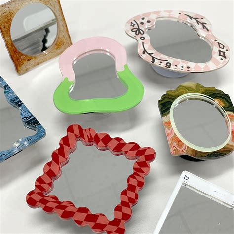 상품 자유형 거울 스마트톡 투명바디