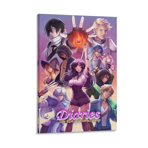 Aphmau Minecraft Diaries Poster Canvas Painting Creativity Poster For Living Room Home