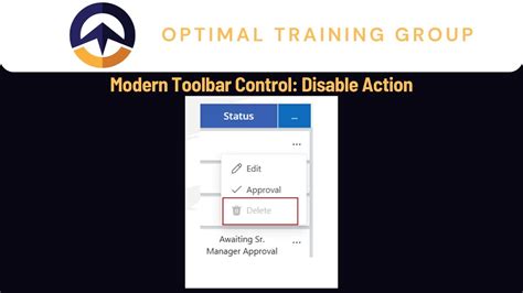Disabling Actions In Modern Toolbar Youtube