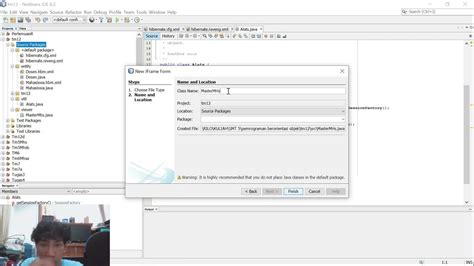 Project Netbeans Java Menggunakan Framework Hibernate Dengan Koneksi