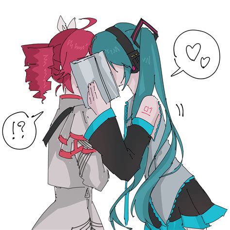 hatsune miku, kasane teto, and kasane teto (vocaloid and 2 more) drawn by ue_09_whe327 | Danbooru