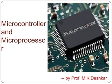overview of microcontroller and microprocessor pdf operating systems computer software and