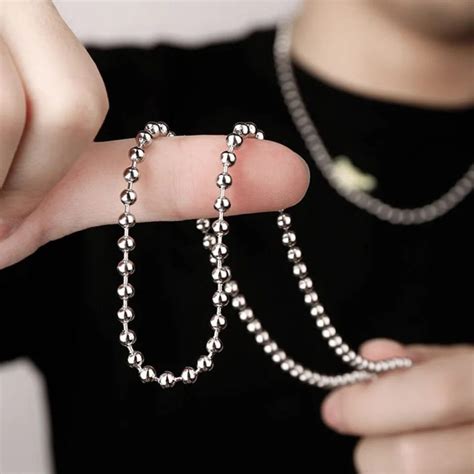 Kalung Titanium Biji Lada Cocok Untuk Cowok Kalung Biji Lada Cocok Untuk Pria Wanita Lazada