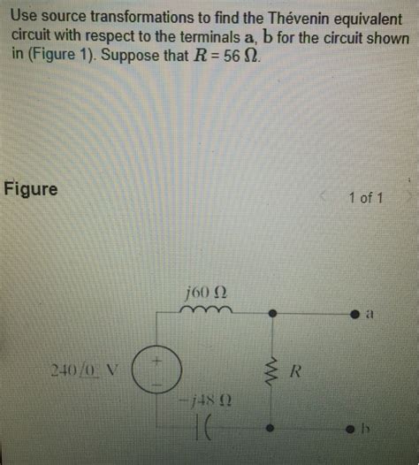 Solved Use source transformations to find the Thévenin Chegg