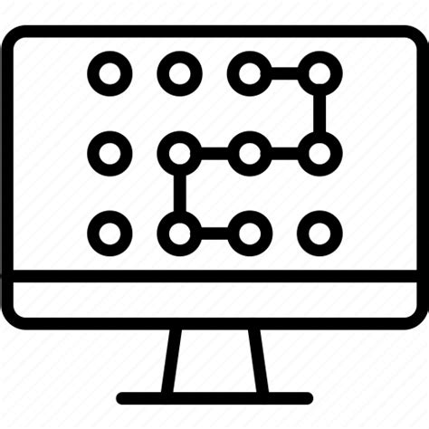 Dots Internet Keypad Login Password Pattern Security Icon