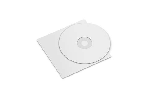 커버와 빈 흰색 컴팩트 디스크 고립 된 흰색 배경에 템플릿을 조롱 3d 그림 콤팩트 디스크에 대한 스톡 사진 및 기타 이미지