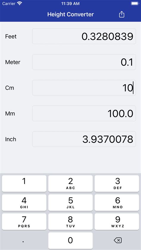 Height Converter For Iphone Download