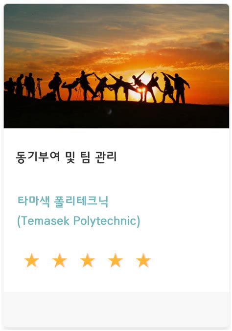 동기부여 및 팀 관리