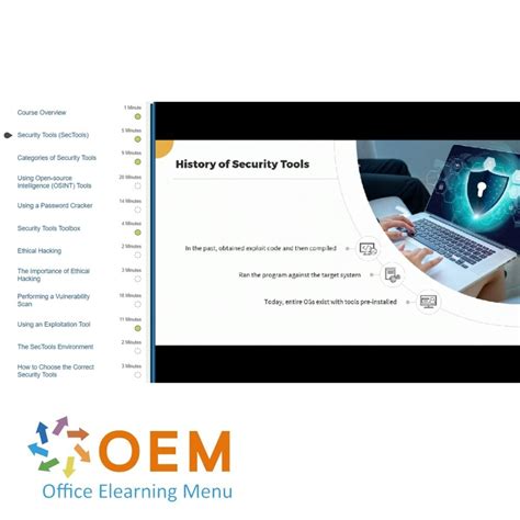 SecOps Tool Landscape E Learning Training OEM
