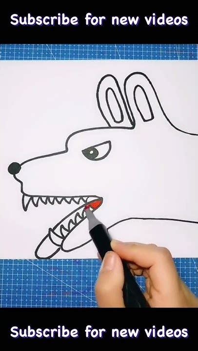 늑대그리는 법 Shorts 그림 Youtube
