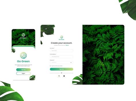 Entry By Mailtosahil For Mockup UI Design For Login And Profile Pages Freelancer