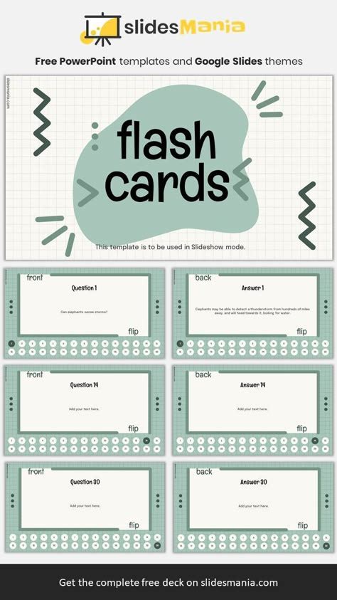 Flashcard Design Ideas