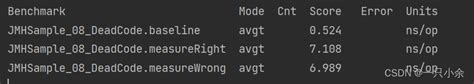 java jmh 性能测试 测试软件运行效率 时间 stopwatch java stopwatch性能问题 csdn博客
