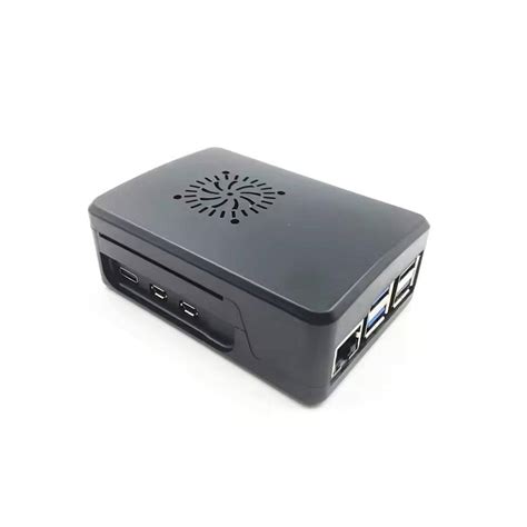 Raspberry Pi 5 Abs Case For Raspberry Pi 5 2gb 4gb 8gb 16gb Black