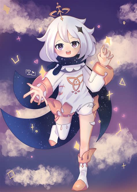 Sunset Paimon Scrolller