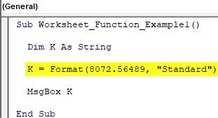 VBA Format How To Use VBA Format Function Examples