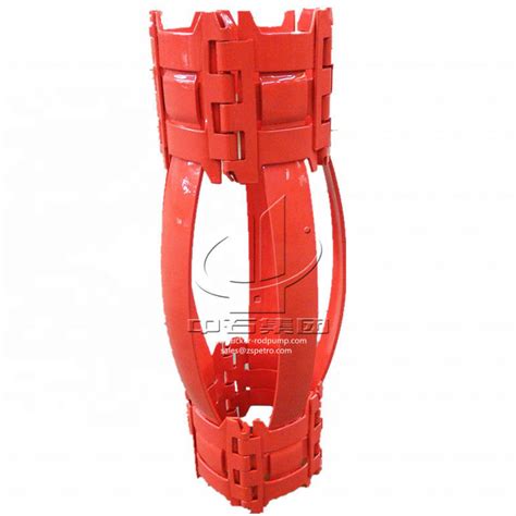 Hinged Bow Spring Centralizer Non Welded Single Crest Casing Centralizer
