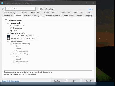 Taskbar How To Re Enable Windows S Acrylic Blur Effect After It Disappeared Super User