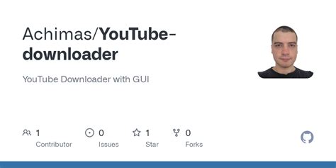 github achimas youtube downloader youtube downloader with gui