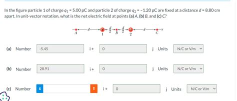 Solved In The Figure Particle 1 Of Charge Q 1 500
