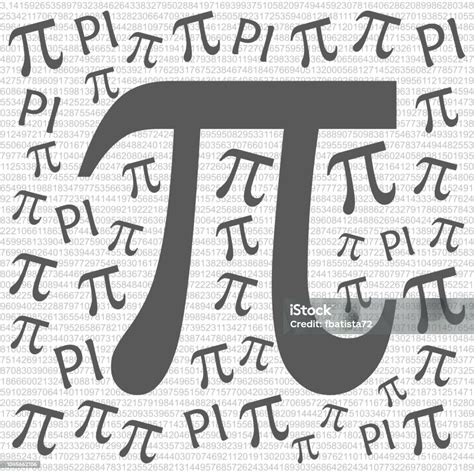 Pi는 수학 상수 무리수 그리스 문자 배경 기호 공부에 대한 스톡 벡터 아트 및 기타 이미지 공부 과학 교육 Istock