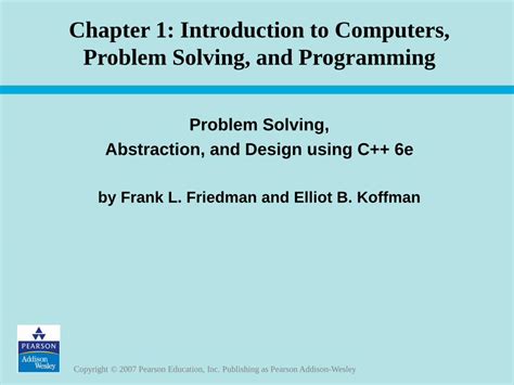 Pdf Chapter 1 Introduction To Computers Problem Solving And Rafeacsce106newslidesch01
