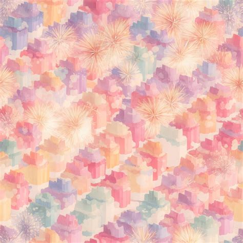 Premium Photo A Seamless Pattern Of Fireworks