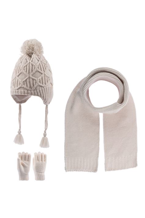 Детски Комплект с шапка шал и ръкавици момче