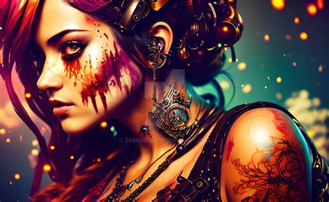 Awesome Woman Steampunk Wallpaper By Zamonelli On Deviantart