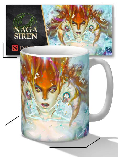 Кружка "Дота 2 Dota 2 Naga Siren Нага Сирен 2", 330 мл - купить по ...