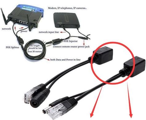 Купить PoE адаптера для ip камеры ленты экранированный poe разделитель ...