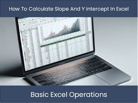 excel tutorial how to calculate slope and y intercept in excel excel